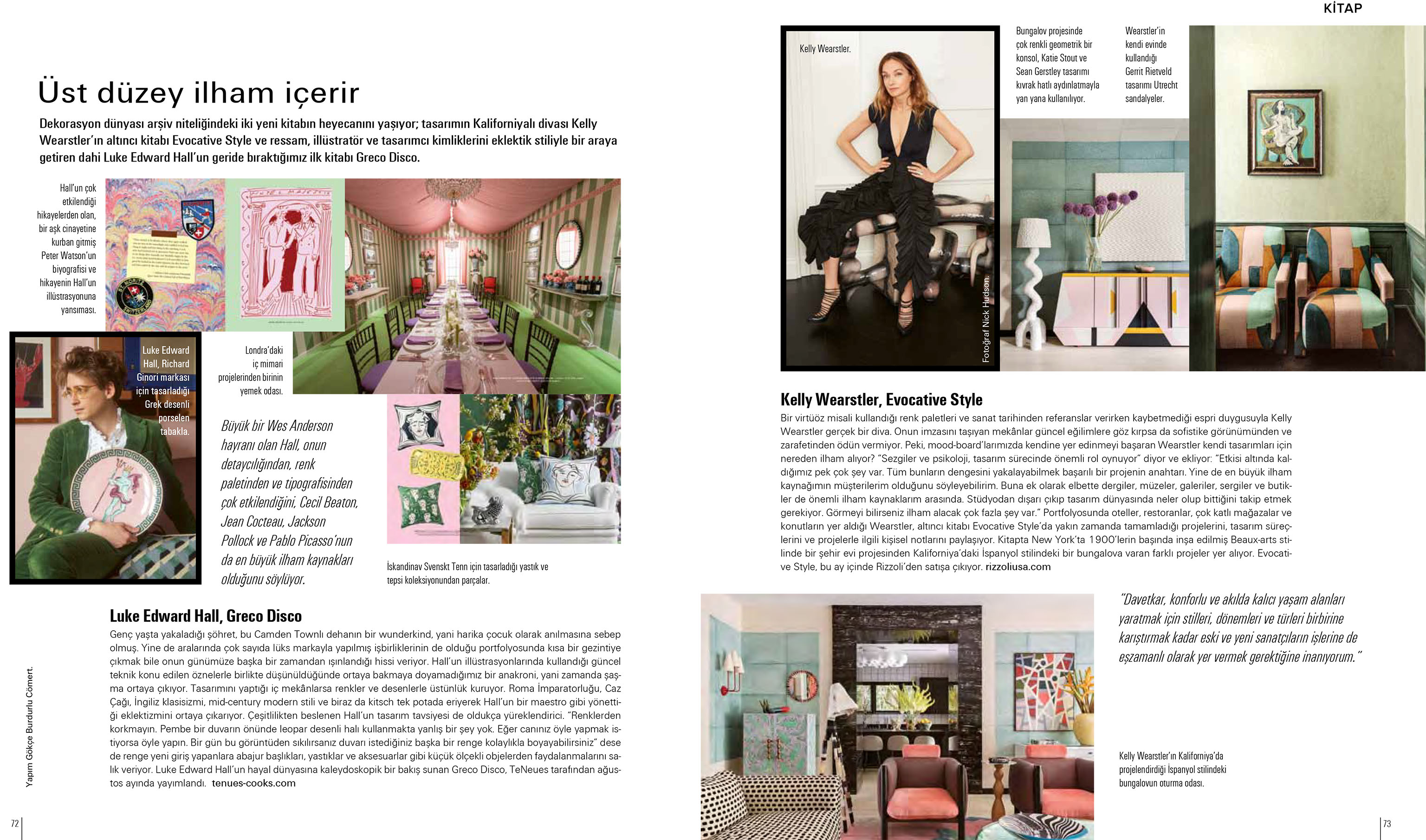 Kelly Wearstler Online Store: Kelly Wearstler Press Feature Page