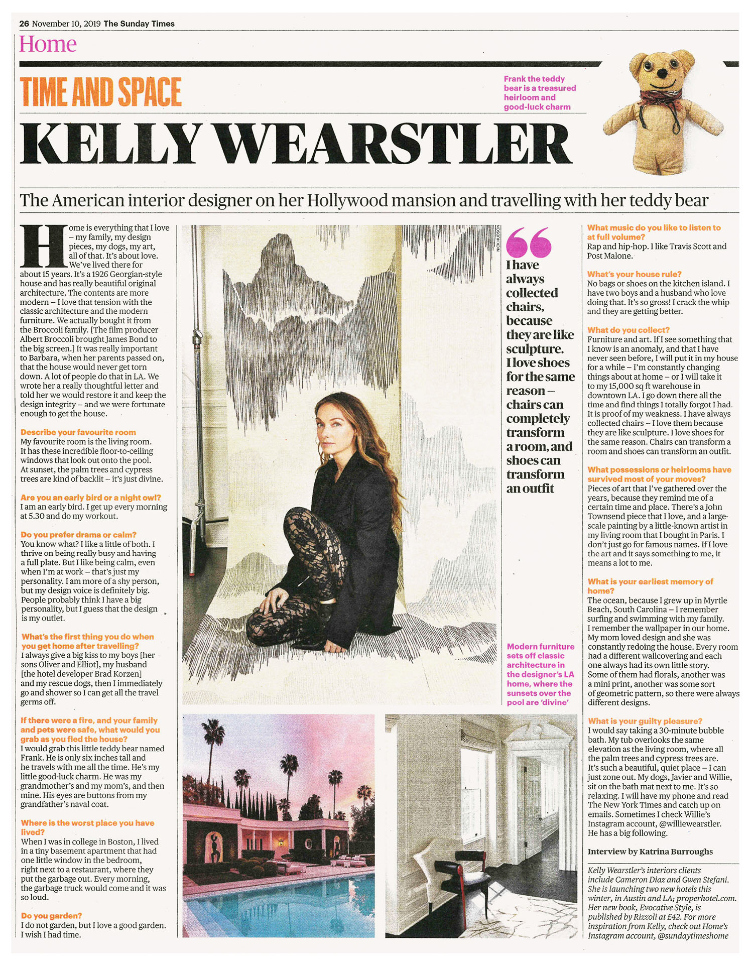 Kelly Wearstler Online Store: Kelly Wearstler Press Feature Page