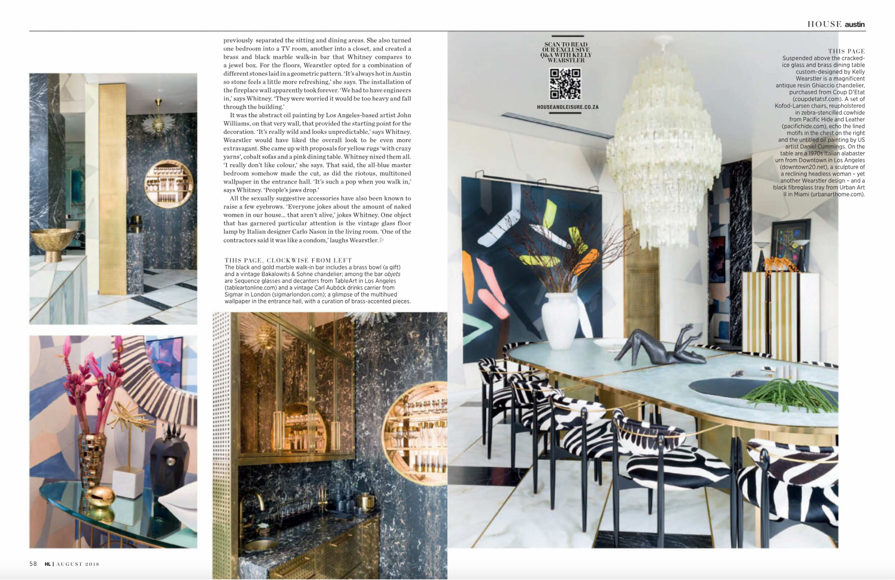 Kelly Wearstler Online Store: Kelly Wearstler Press Feature Page