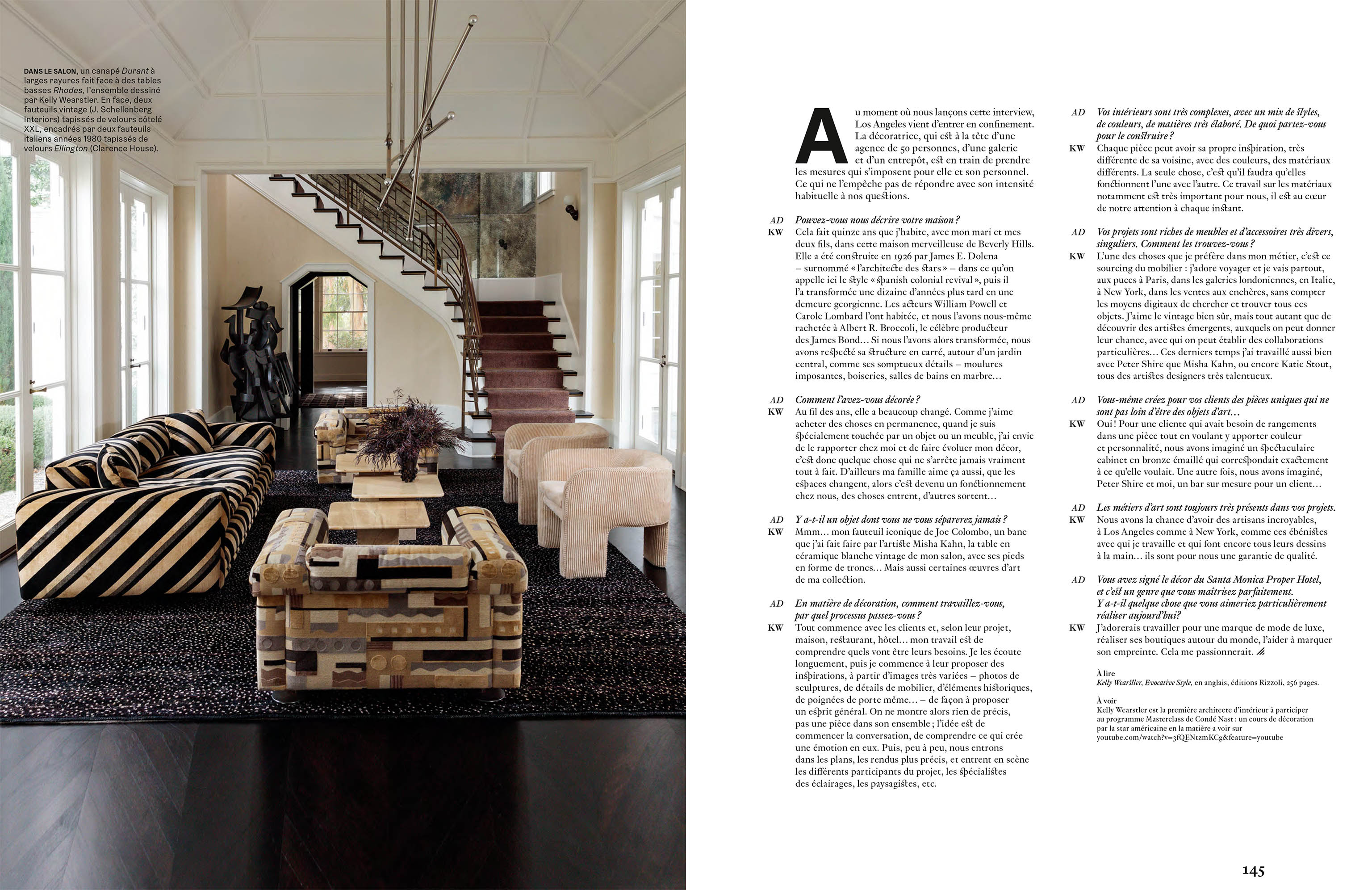 Kelly Wearstler Online Store: Kelly Wearstler Press Feature Page