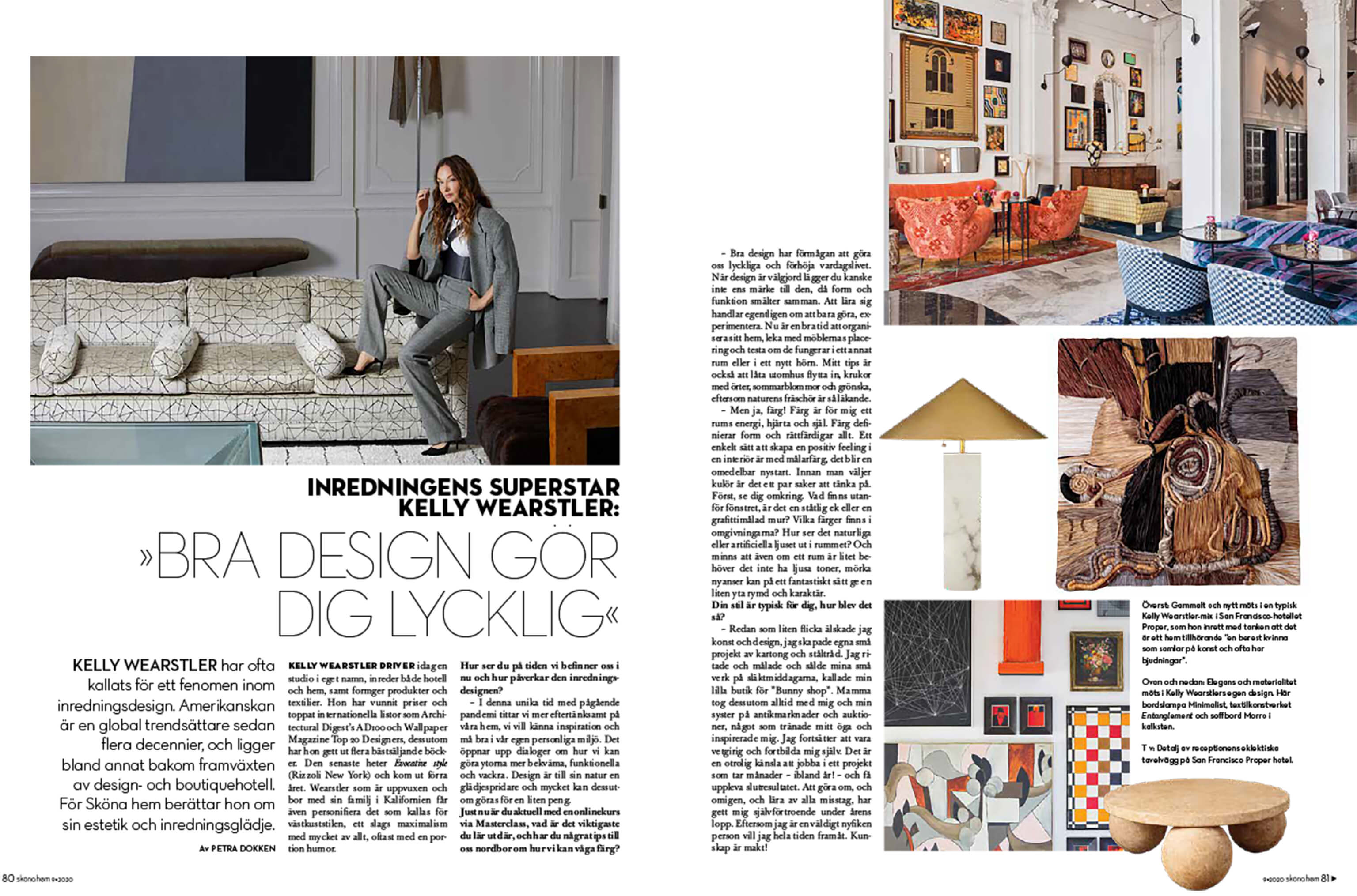 Kelly Wearstler Online Store: Kelly Wearstler Press Feature Page