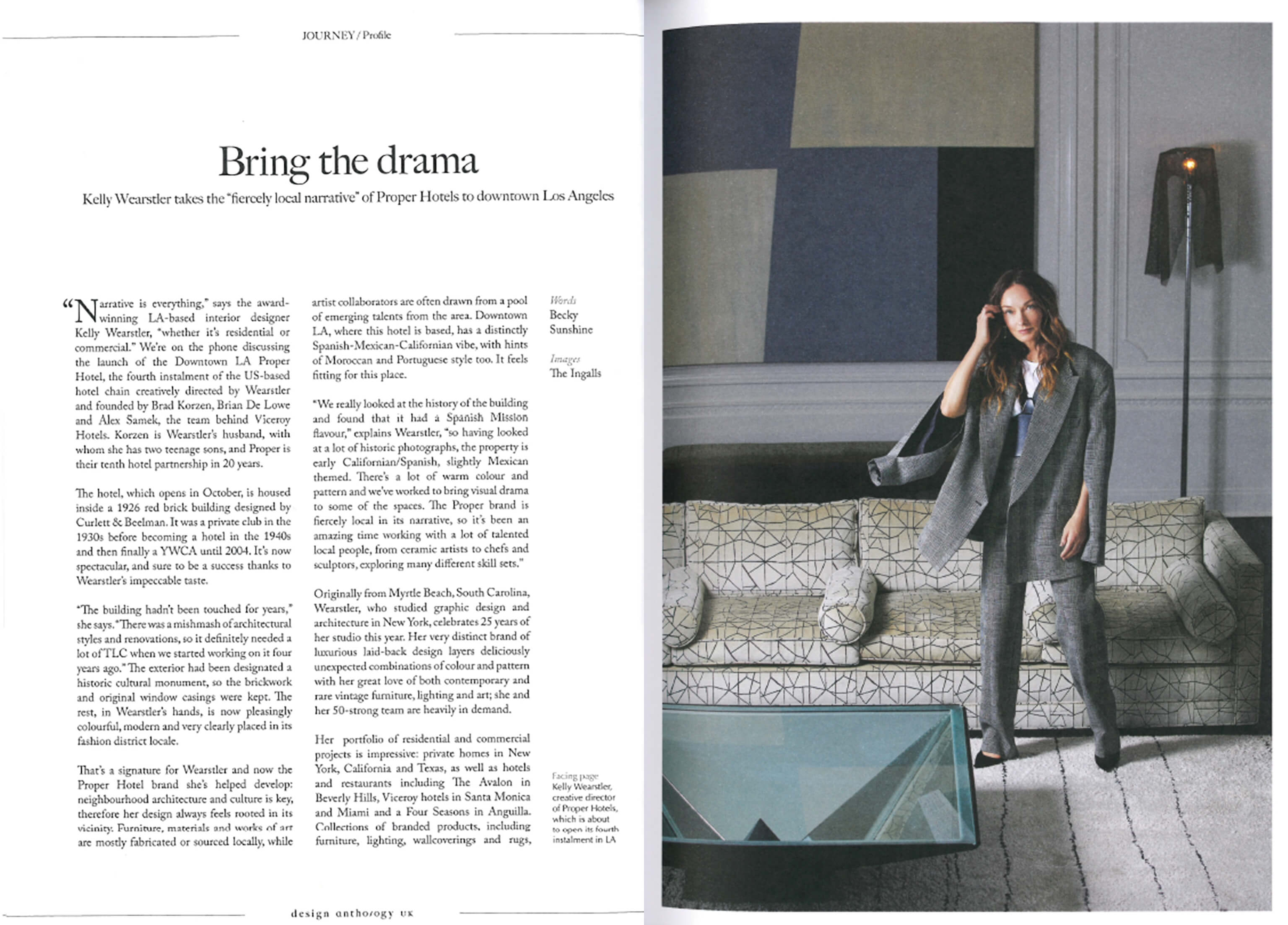 Kelly Wearstler Press Feature Page