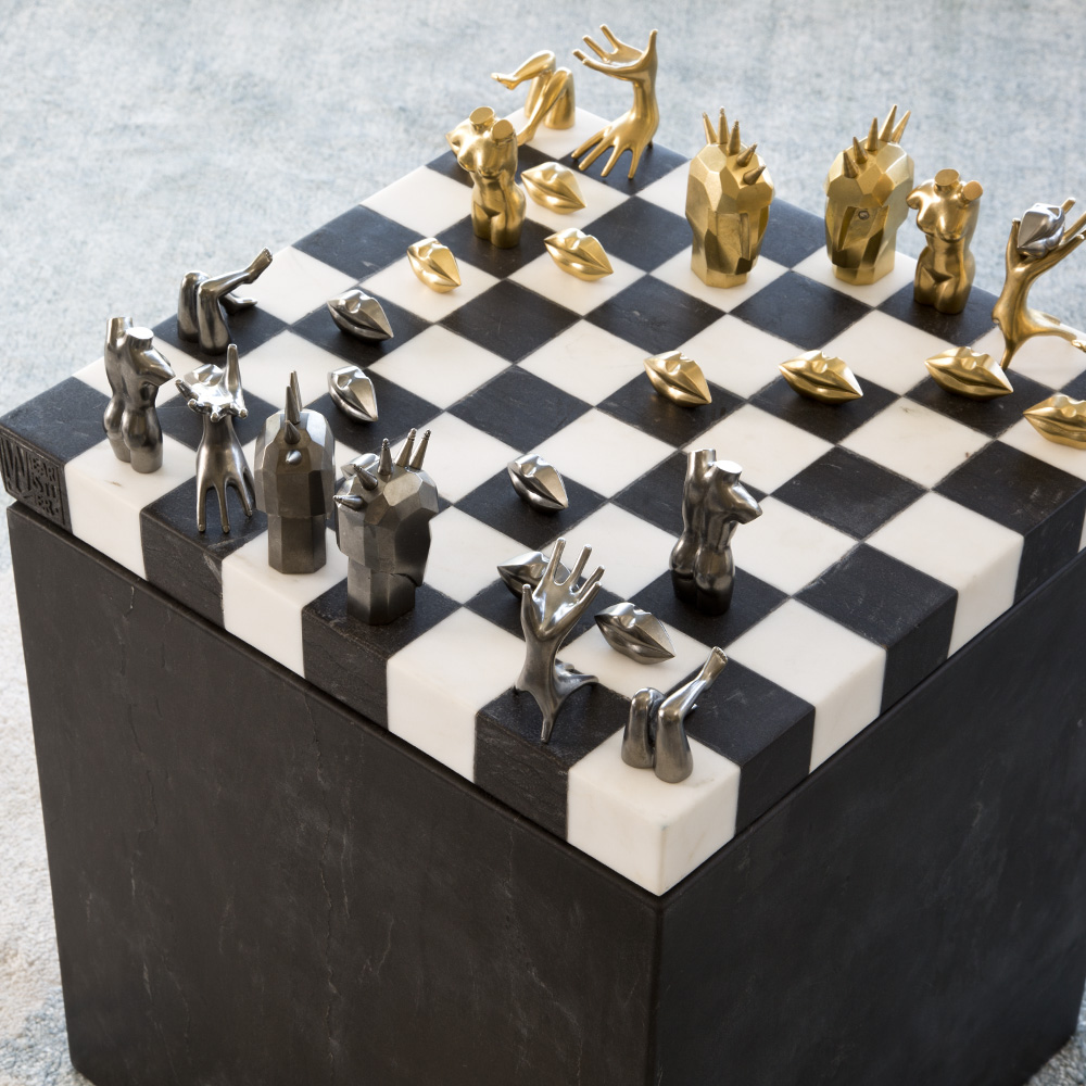 Dichotomy Chess Set by Kelly Wearstler