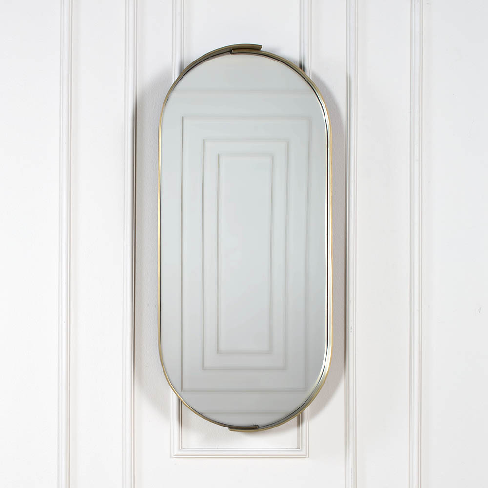 Alta Racetrack Mirror by Kelly Wearstler